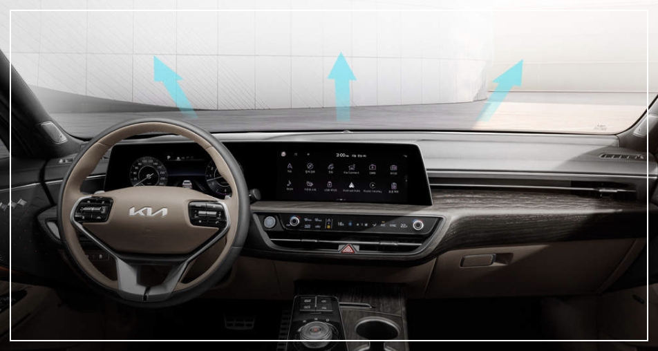 기아 K8 1.6 터보 하이브리드 선택옵션[HUD팩 + 스마트커넥트]