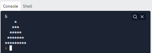 [알고리즘] 별찍기-5 백준2442(Python)