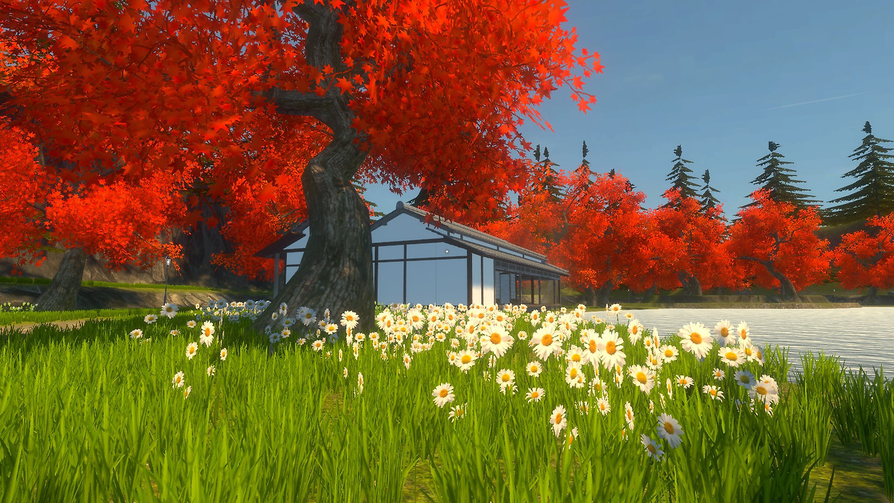 VRChat 월드 추천 247. 爽秋、彩りの散歩道 -Autumn cool breeze promenade-