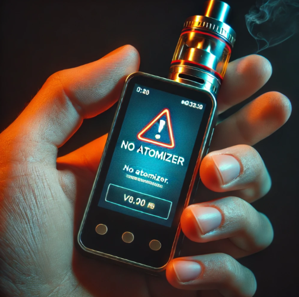 No Atomizer? 전자담배 오류가 뜰 때 해결하는 방법!