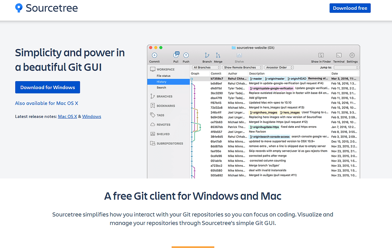 소스트리 SourceTree 다운로드 및 깃허브 GitHub 연동하는 방법