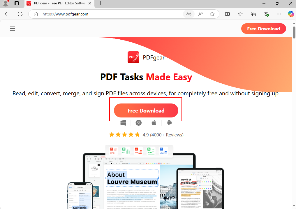[PC 프로그램] PDFgear 기능 및 설치하는 방법