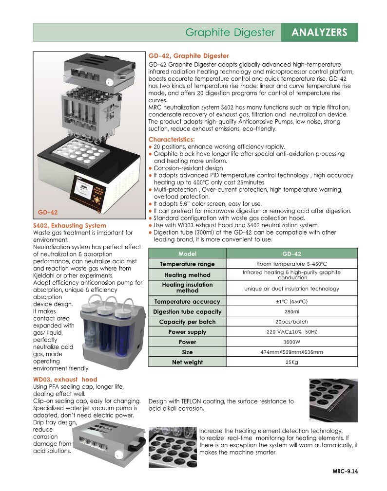 Graphite Digester - GD-42