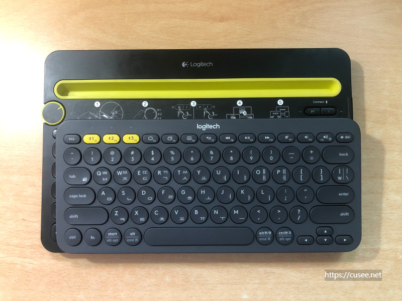 로지텍 K380, K480, K580 블루투스 키보드 비교 및 사용기