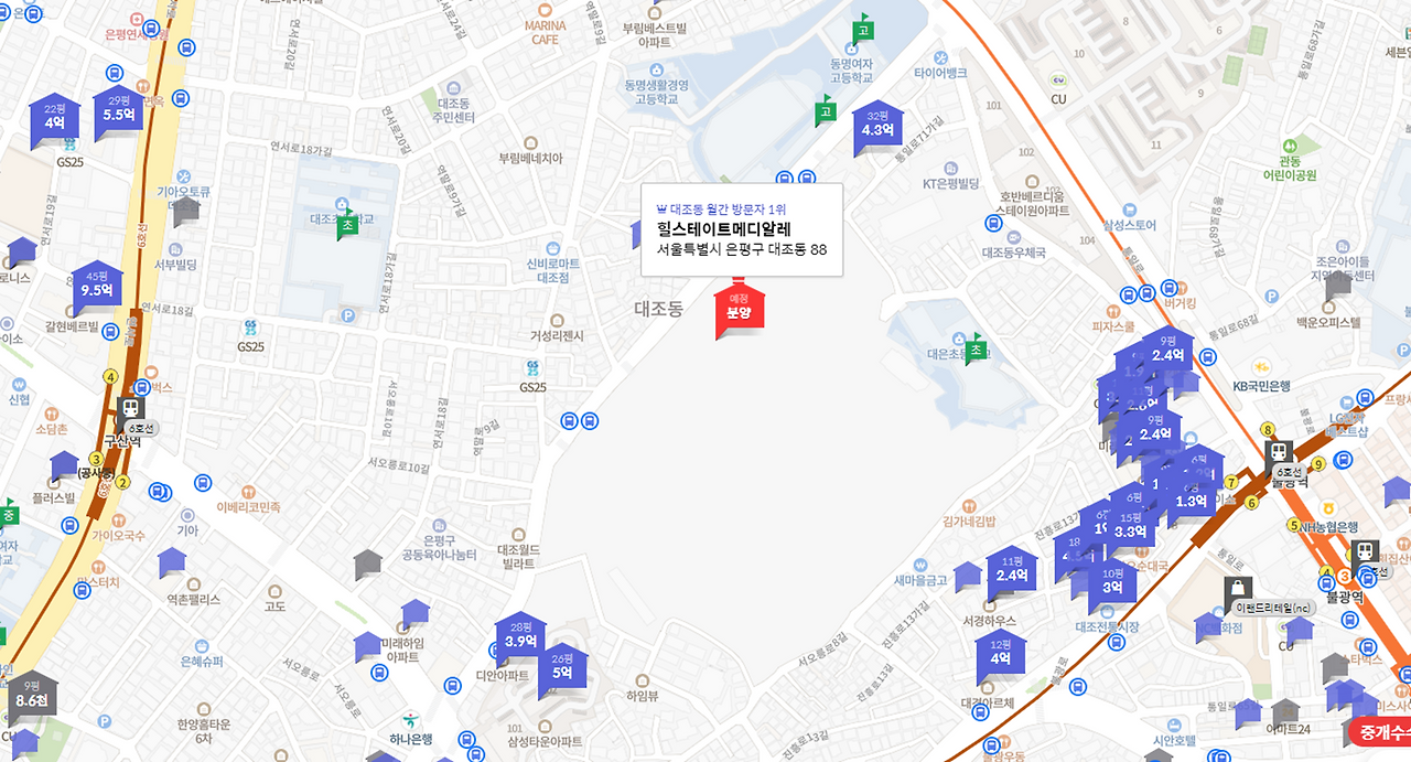 대조1구역 힐스테이트 메디알레