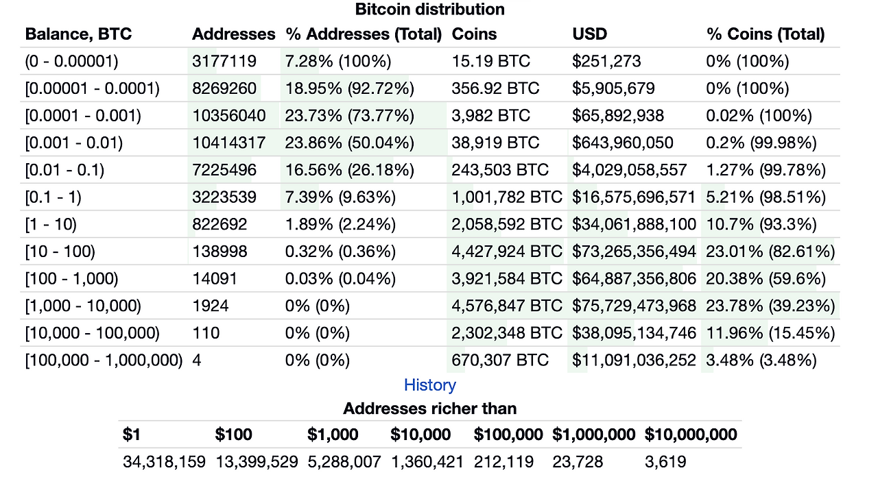 비트코인 최대 홀더 주소 및 사토시나카모토 지갑주소