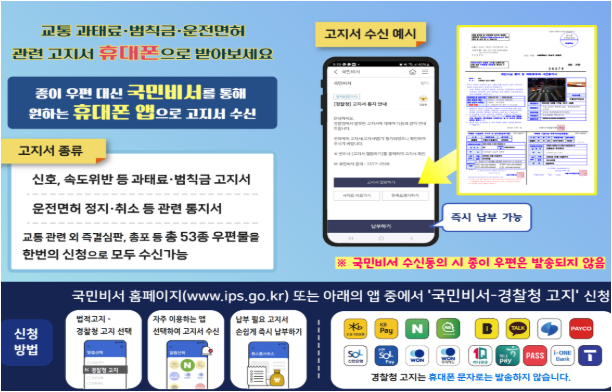 이파인 교통 범칙금·과태료 인터넷 납부시스템 (https://www.efine.go.k)