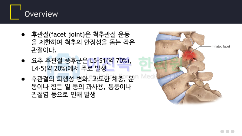 전주 이진복한의원 후관절증후군