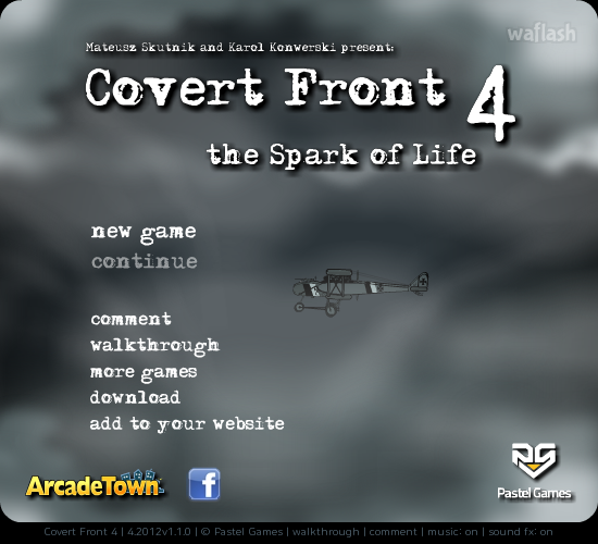 코버트 프론트 4 (Covert Front 4: the Spark of Life) - 플래시게임 | 와플래시 게임 아카이브