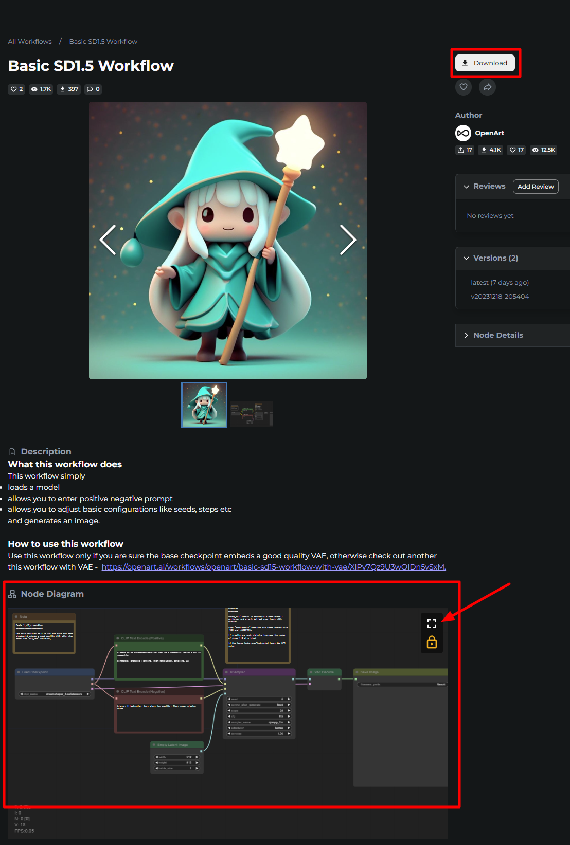 ComfyUI 기본 워크플로 (초보자용)