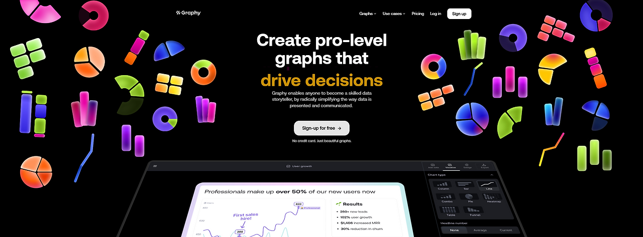 🛠️ Graphy AI로 데이터로부터 그래프를 무료로 손쉽게! AI 추천과 제작, 요약까지 한 번에 끝내기