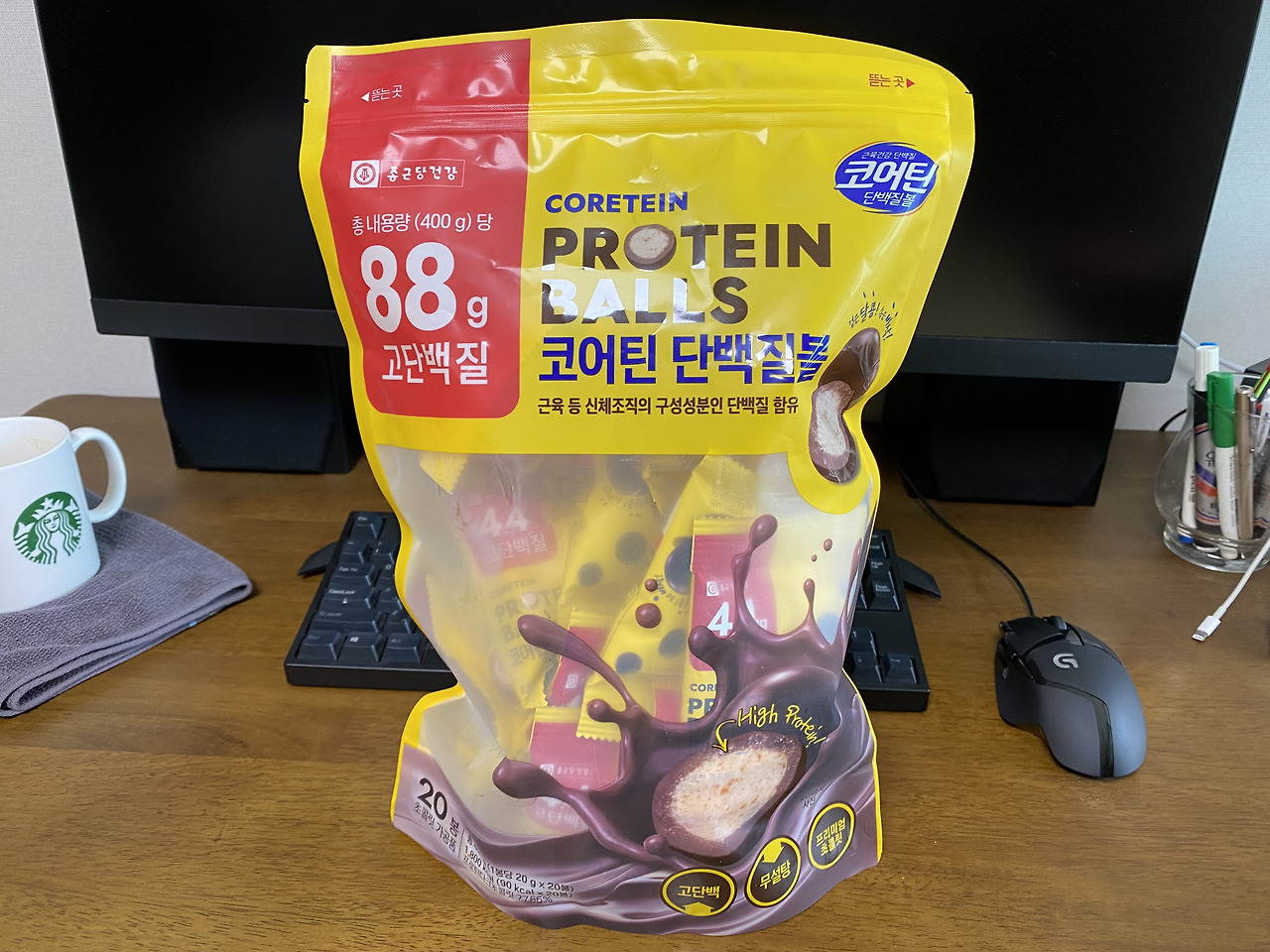 코스트코 종근당건강 코어틴 단백질볼 프로틴 과자
