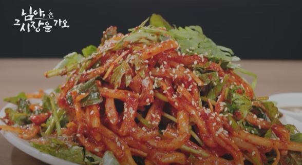 백종원 제천 매운 오징어무침 오징어전백종원 선정 Best님아 그 시장을 가오 비룡담저수지