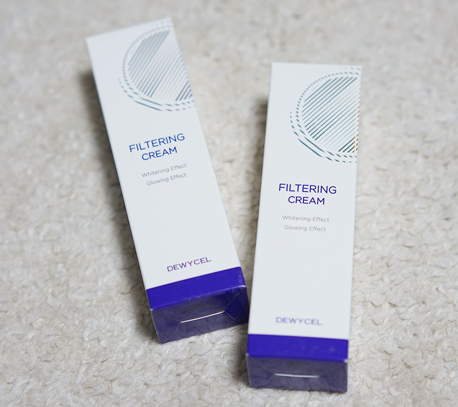 듀이셀 필터링크림 썬블록 후기 Dewycel Filtering Cream