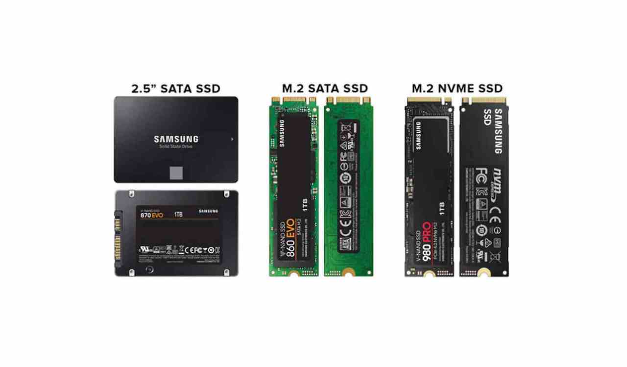 SSD 속도차이 - SATA M.2 MVMe 비교 업그레이드 필요성