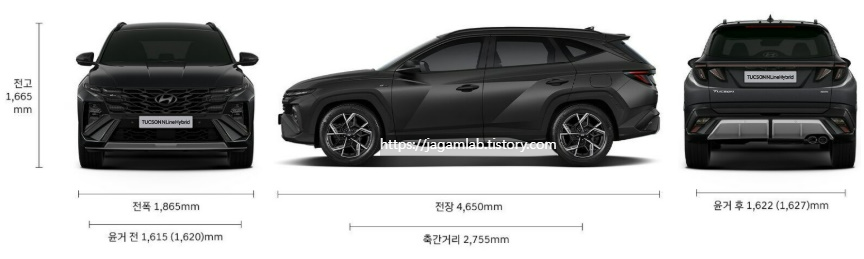 2025 투싼 하이브리드 풀옵션 사양 N Line 인스퍼레이션 가격표 외장 내장 제원 연비 리뷰