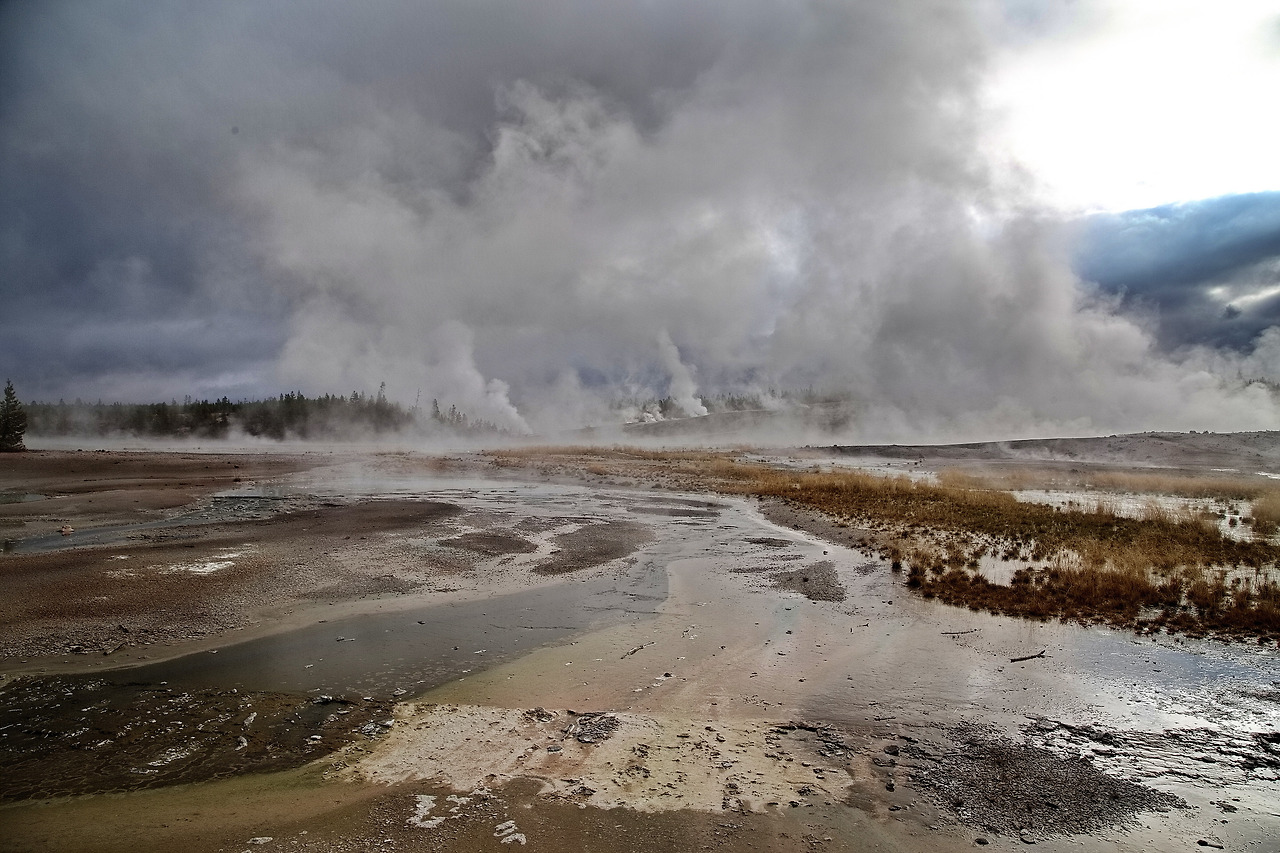 Yellowstone 국립공원의 Norris Geyser
