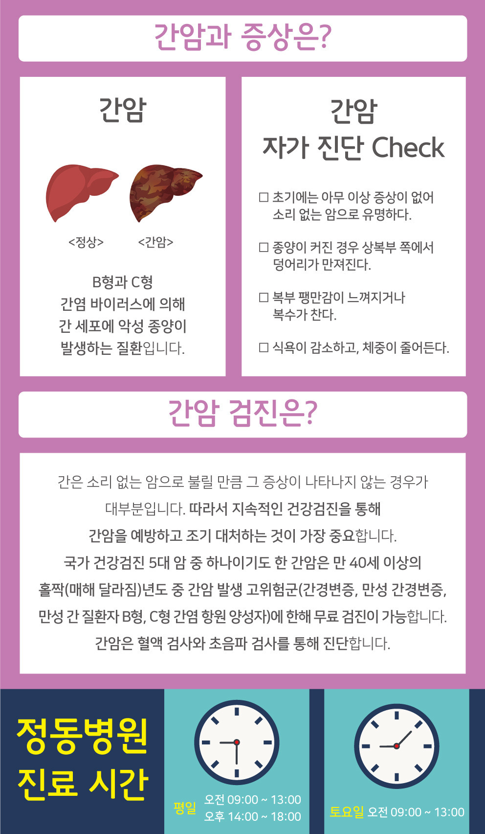 간암 초기 증상