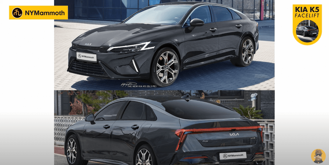 2024 K5 페이스리프트 예상도와 출시일