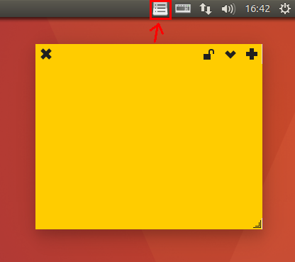 Ubuntu Sticky Notes (우분투 스티커 메모)