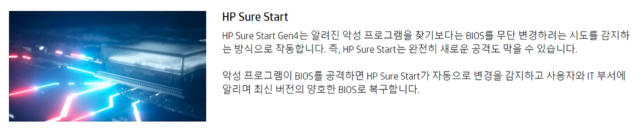 HP Sure Start Recovery