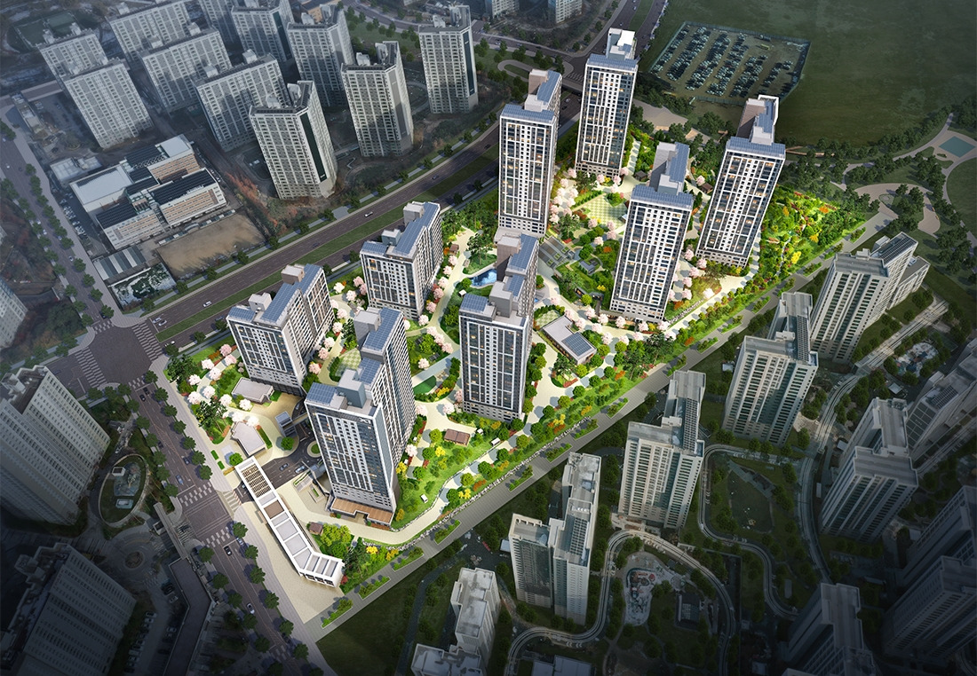 화성동탄2 A93블록 동탄호수공원 자연앤자이 보증금 전세현황 평면도 청약자격은? :: 믹스라임