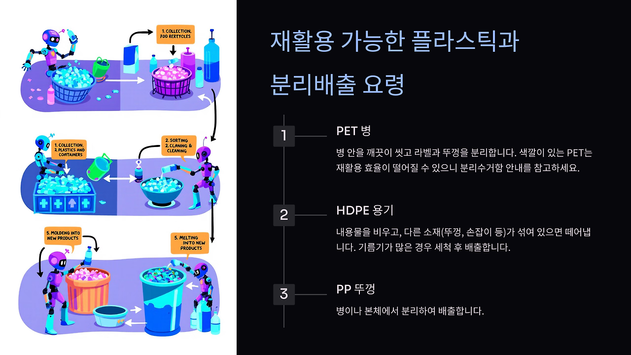 플라스틱 재활용 방법 종류별 재활용 가능 여부와 올바른 분리배출 요령