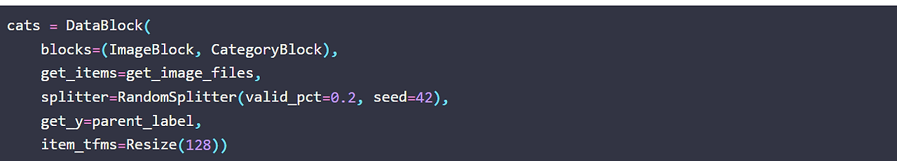 DataBlock와 DataLoader 비교