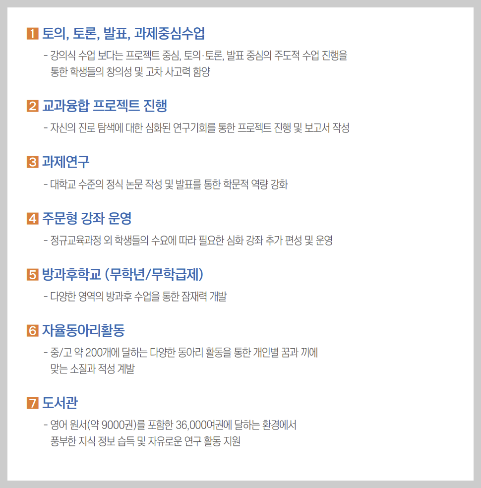 청심국제중학교 2025 입학전형 교육 과정 진학 현황 총 정리