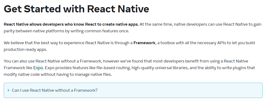 React Native Expo Project 셋업 하기