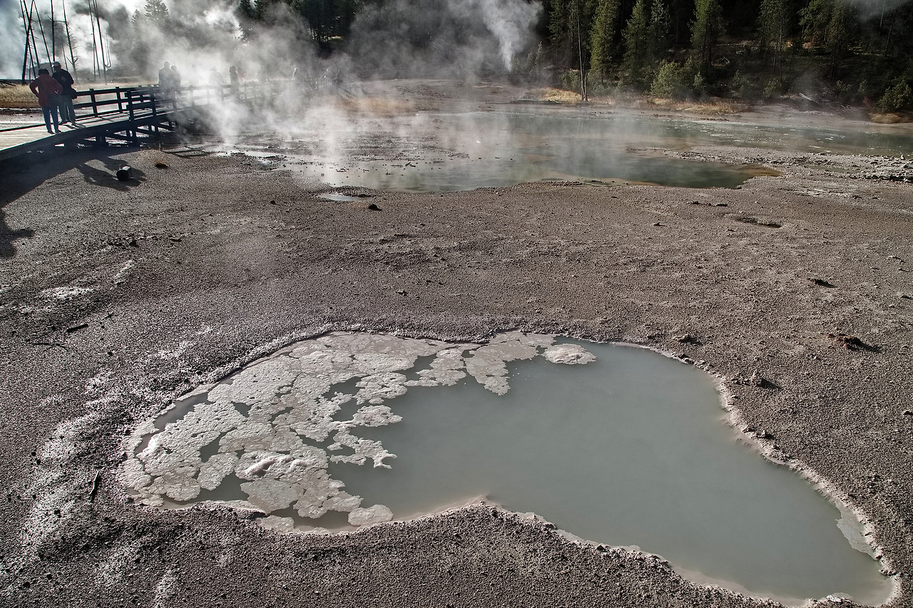 Yellowstone 국립공원의 Norris Geyser