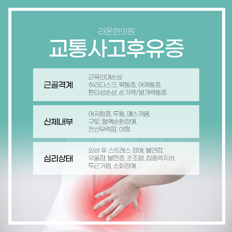 대전교통사고입원 집중치료를 통한 후유증 최소화