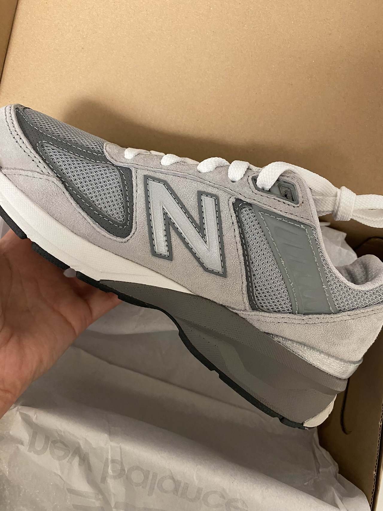 뉴발란스 990 V5 키즈 230사이즈 구매후기