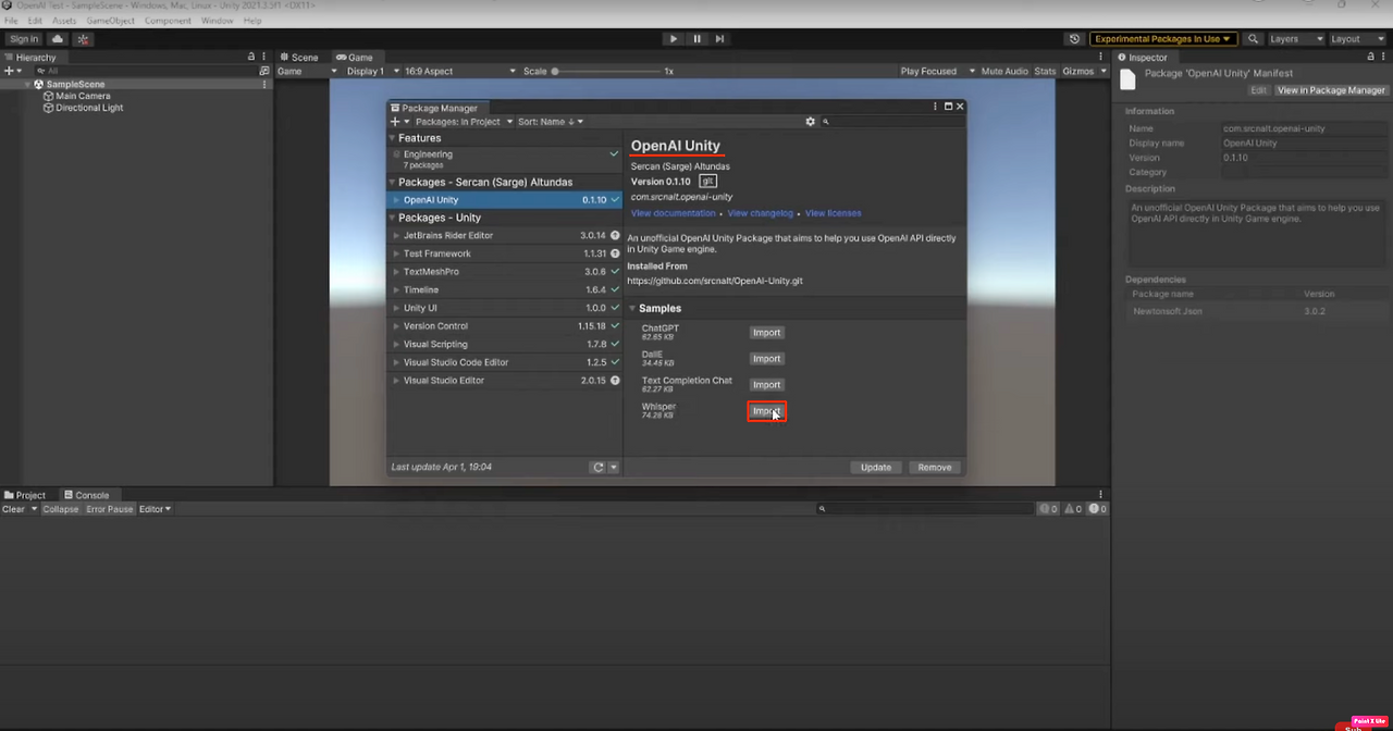 OpenAI Whisper 설명및 Unity와의 연동 :: Logbook