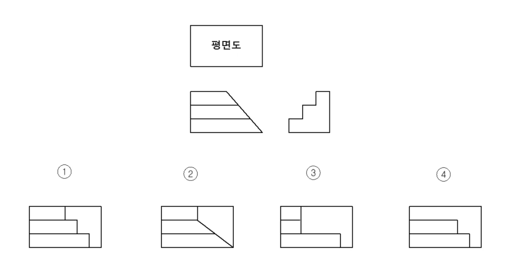 투상의 기초 연습하기 문제 1~19