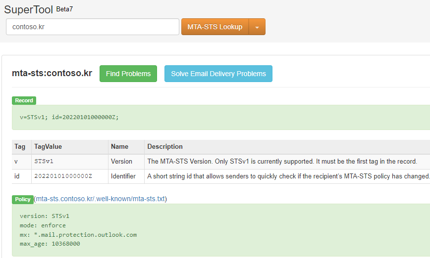 Exchange Online. MTA-STS :: 페푸리의 Office Server 이야기