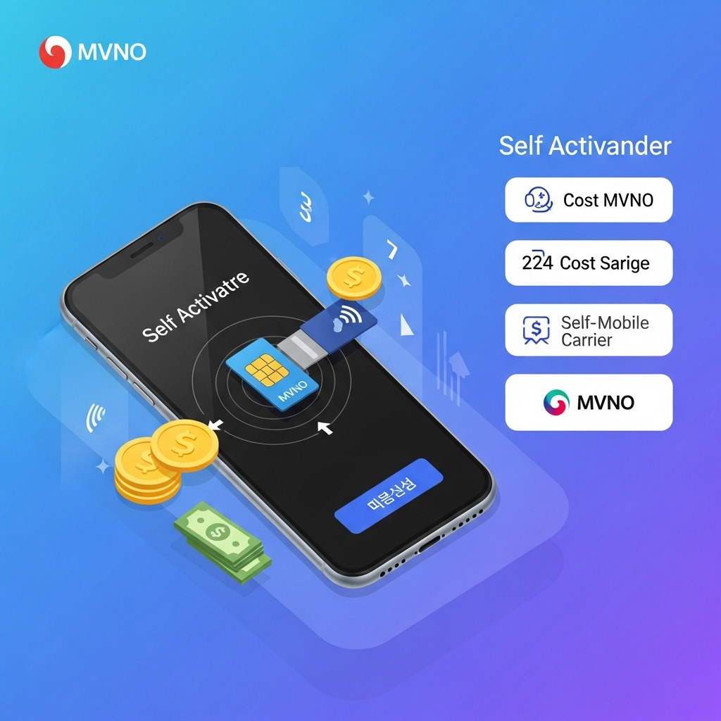 자급제폰 알뜰폰 5분 셀프개통 완벽가이드