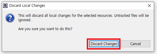 Eclipse | Git Revert 하기 :: venh.log