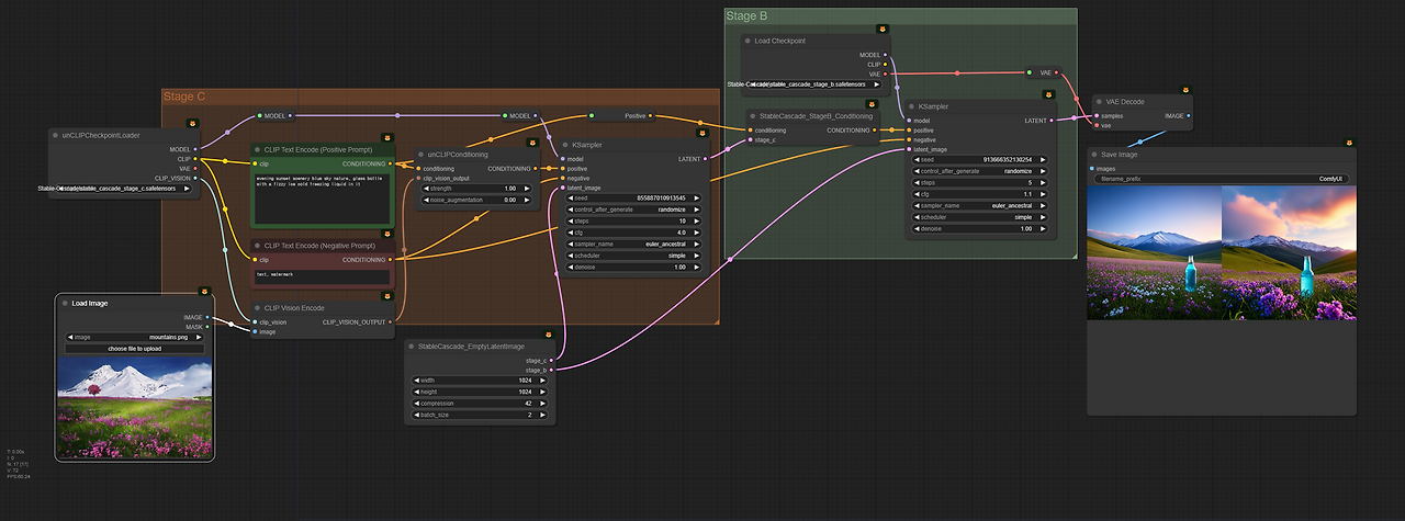 ComfyUI 예제 - Stable Cascade