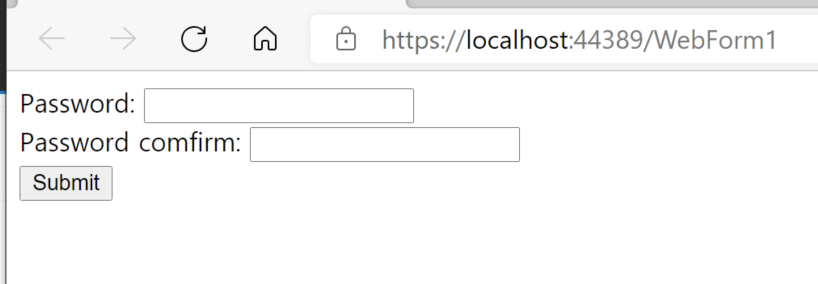 ASP.net 유효성 검사 CompareValidator / CauseValidation
