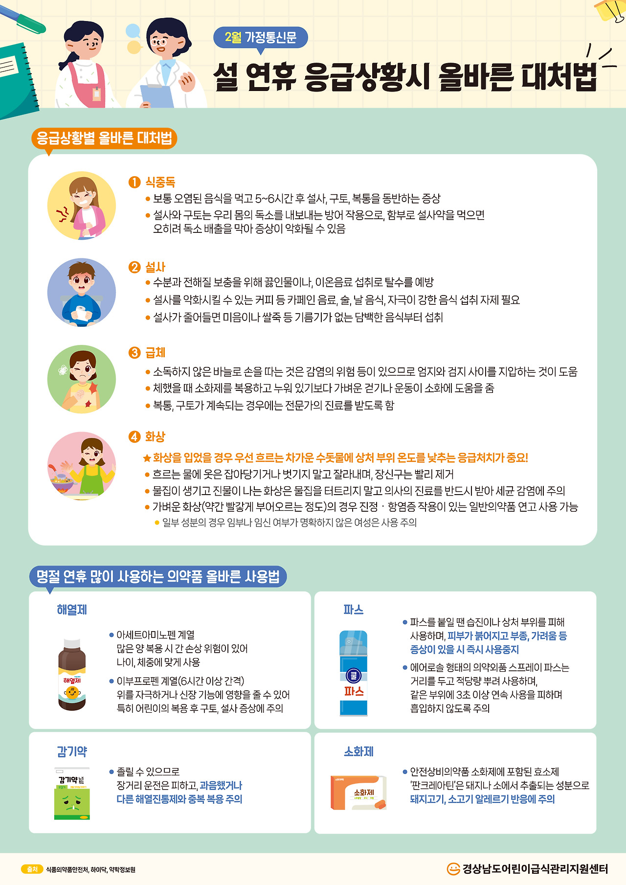 2024년 2월 가정통신문 거제시 어린이·사회복지급식관리지원센터 블로그