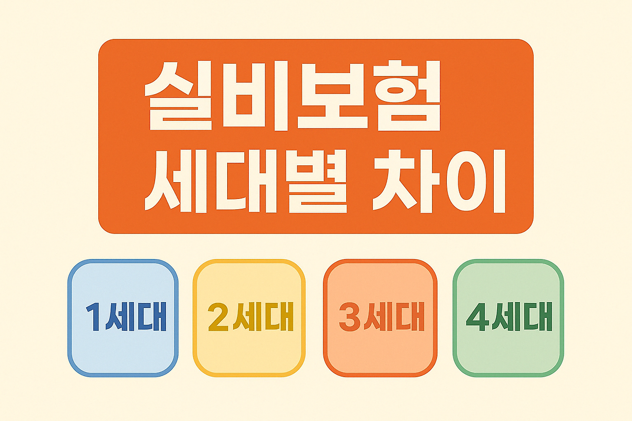 실비보험 몇 세대인지 아세요 세대별 차이 총정리