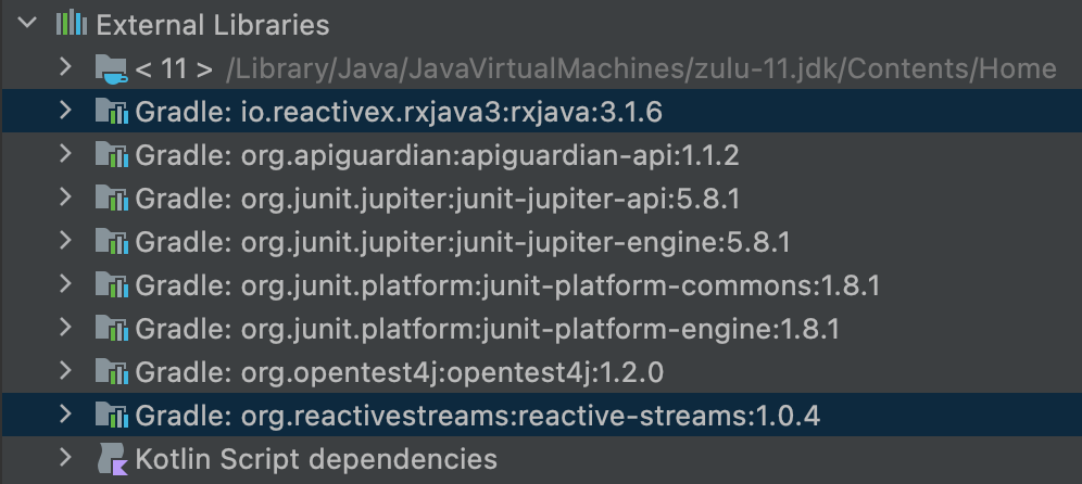 RxJava 프로젝트 환경 구축 :: Reference