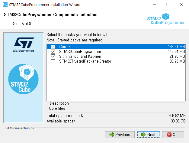 Ex0. ② STM32 CUBE PROGRAMMER 설치