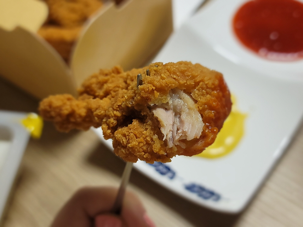 Bhc 치킨 신메뉴 더블팝 순살 후라이드 내돈내산 후기