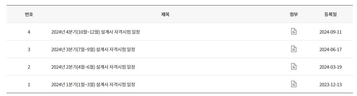손해보험협회 자격시험센터 홈페이지 (https://isi.knia.or.kr/)