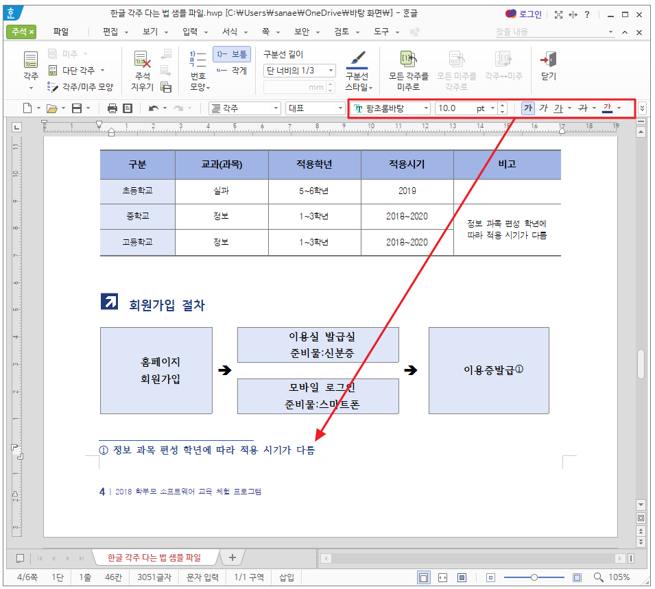 한글 각주 미주 주석 다는 법 활용 방법과 단축키