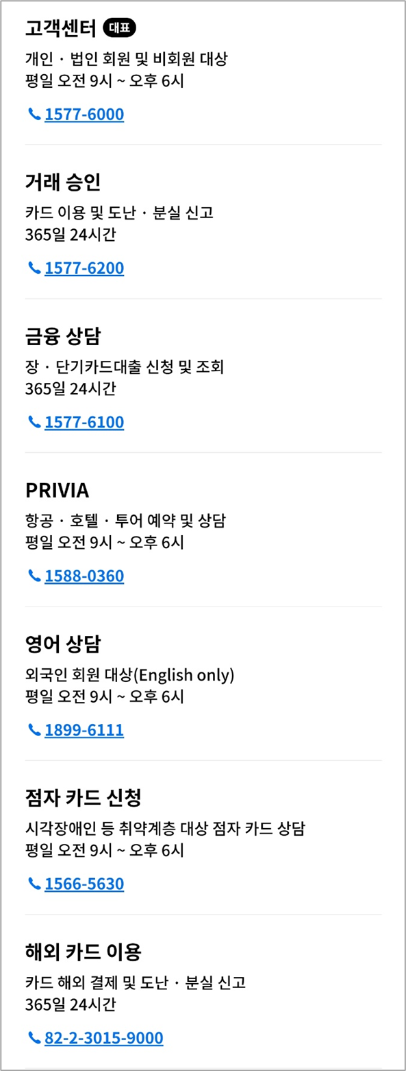 현대카드 고객센터 상담원 연결 단축번호 영업시간 빠른 연결 방법 키미의 도란도란 생활팁