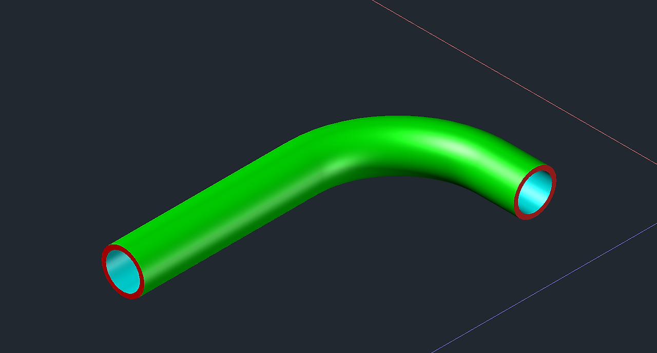 Autocad 유용한 팁 오토캐드 3d로 파이프 그려보기2d추출까지 한번에
