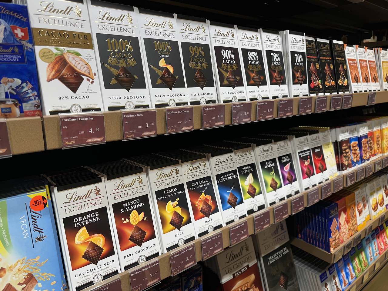Lindt 스위스 여행 기념 선물로 추천하는 린트 린도르 초콜릿